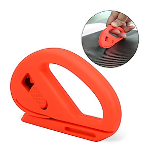 FOSHIO Window Tint Vinyl Wrap Tool Kit with 5M Knife Tape, Felt Squeegee, Micro Squeegee, Wrap Magnets Holders, Gloves, Safety Cutter, Utility Knife, Plastic Razor Blades Vinyl Application