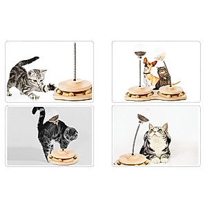 Kelutd Cat Toys, Interactive Cat Feeder Toy, Pet Exercise Toys, Cat Toys for Indoor Cats/Kitten as Cat Gifts, Patented Product