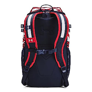 Under Armour Unisex-Adult Utility Baseball Backpack Print, (411) Midnight Navy/Midnight Navy/Metallic Gold, One Size Fits All