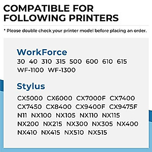 Penguin Remanufactured Ink Cartridge Replacement for Epson 69 T069 Used for Stylus CX5000 CX6000 CX7000F CX7400 CX7450 CX8400 CX9400F