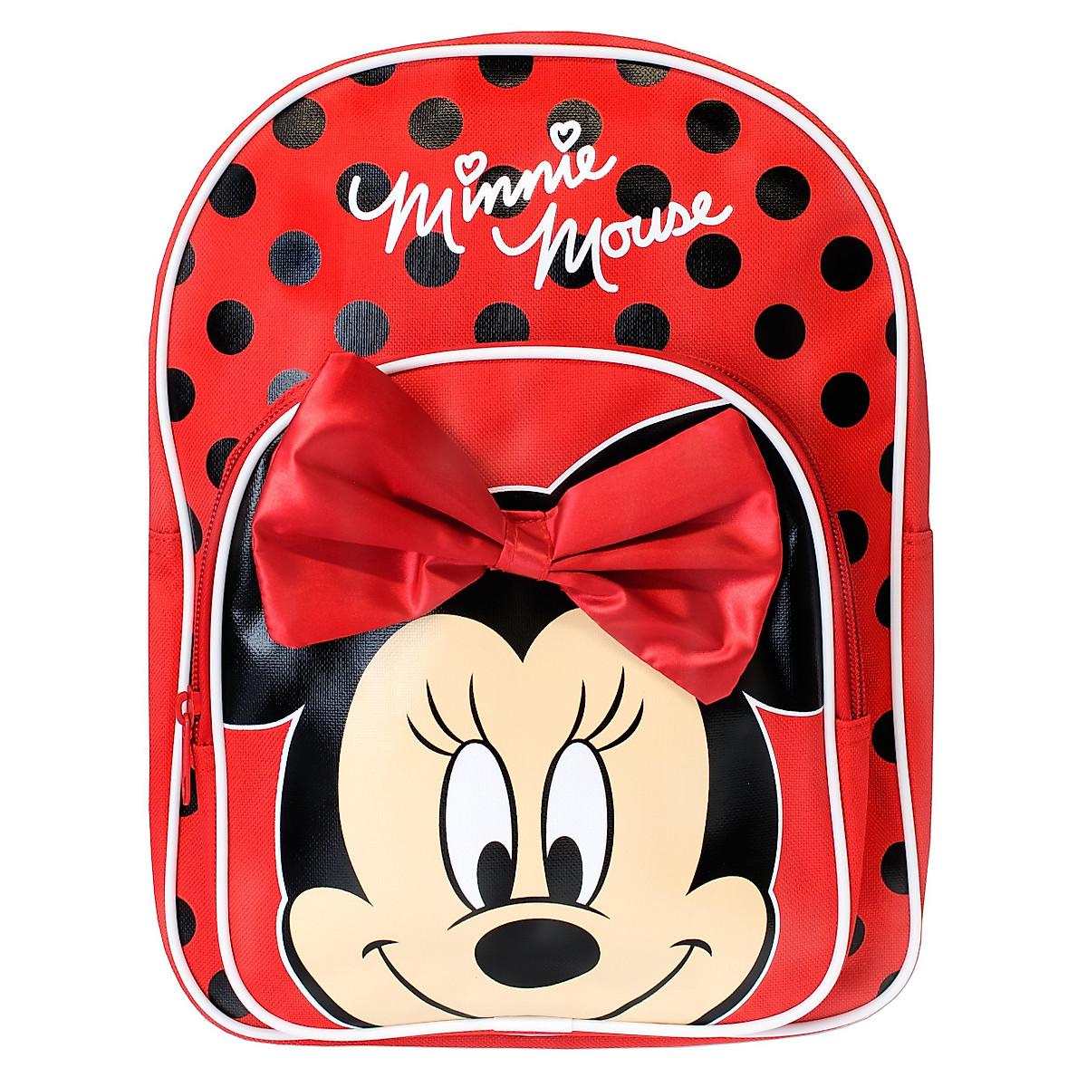Disney Minnie Mouse Girls Minnie Mouse Backpack With Bow