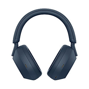 Sony WH-1000XM5 The Best Wireless Noise Canceling Headphones with Auto Noise Canceling Optimizer, Crystal Clear Hands-Free Calling, and Alexa Voice Control, Midnight Blue