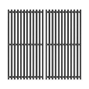 BBQ-PLUS Cooking Grates for Charbroil Commercial TRU-Infrared 2 Burner 463644220 463632320 463642316 463675016 463644220 G369-0030-W2,Cast Iron Grill Grids Replacement Parts for Charbroil,2 Pack
