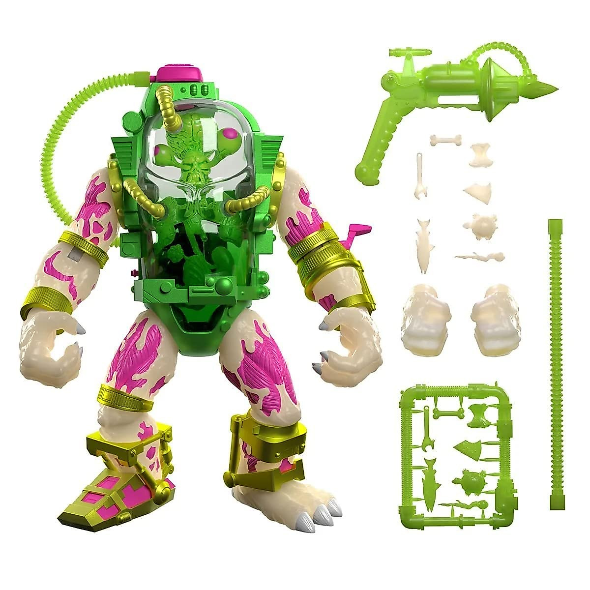 Super7 Exclusive TMNT Teenage Mutant Ninja Turtle Ultimates Glow in The Dark Mutagen Man 7” Figure