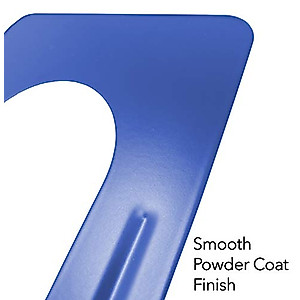 Clipco Premium Book Ends with Anti-Slip Pad 9-inch (Pack of 12) (Blue)