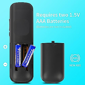 (Pack of 2) Replaced Remote Control Only for Roku TV,Compatible with for TCL Roku/Hisense Roku/Onn Roku/Insignia Roku/Element Roku/Westinghouse Roku/Hitachi Roku TV【Not for Roku Stick and Box】