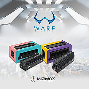 WIZMAX WARP Shield H, M.2 2280 SSD heatsink for Single and Double Side SSD, U-Type Copper Pipe with Thermal pad Heat Sink Computer PC PCIE M2 SSD Cooler,Black