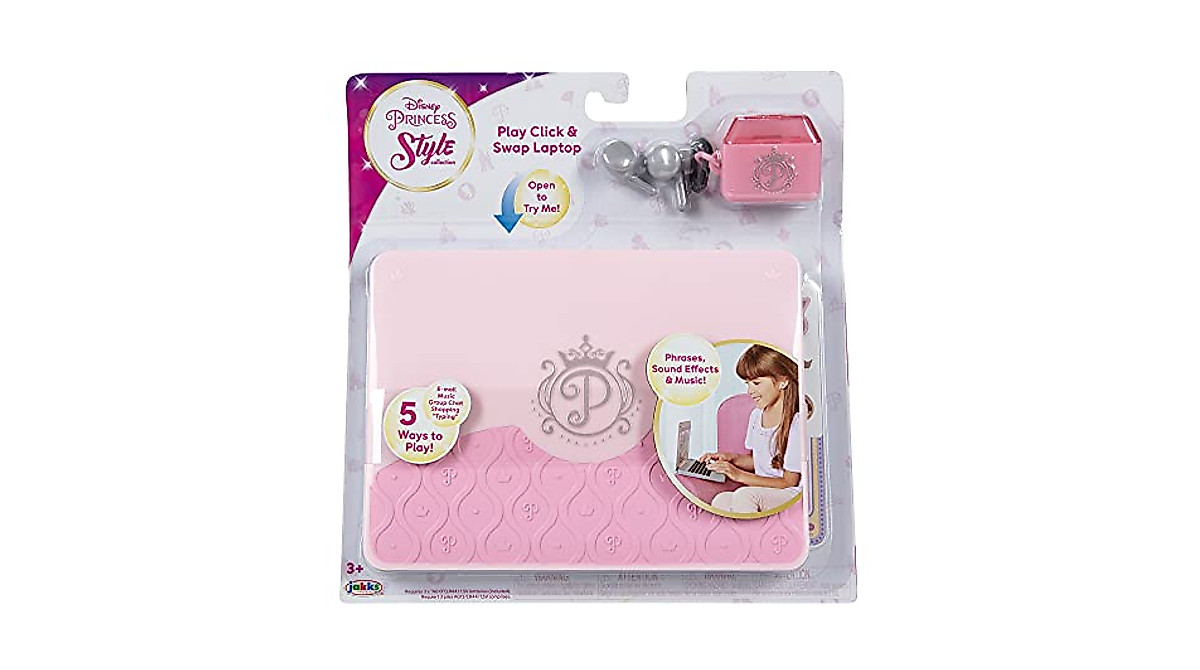 Disney Princess Pretend Laptop - 5 Fun Play Modes