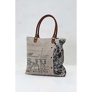 Myra Bag Segmented Life Upcycled Canvas Tote Bag S-0705