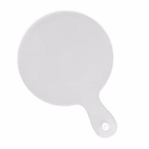 VILLCASE Tray Mold Round Serving Tray Clear Resin Epoxy Resin Coasters Bowl Mats Making Dinner Plate Resin Coaster Molds Coasters Mould Creative Coaster Mold Handle Tray Mould Cutting Board