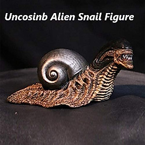 Uncosinb Alien Snail Statue Figure Statues Model Doll Collection Birthday Gifts Long Garden Home Decoration