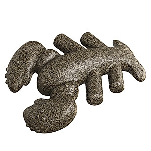 DeBage Dog Chew Toy, Lobster Dog Toy Heavy Duty Durable Chew Toys Indestructible Dog Chew Toys for Aggressive Chewers- Chew, Chase and Fetch for Large Dogs Gift (XL，Wood Color)