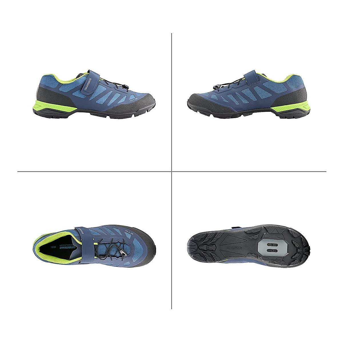 SHIMANO SH-MT502 Versatile & High-Performance Men's Touring Shoe, Navy, 7.5-8