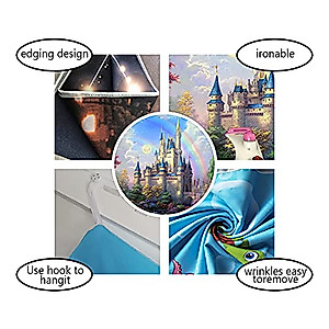 7x5ft Dreamy Castle Photography Backdrop for Kids Fairy Tale Princess and Prince Entertainment or Birthday Party Photo Backgrounds BV043