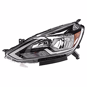 Evan Fischer Headlight Assembly Compatible with 2016-2018 Nissan Sentra Halogen S/FE+ S/SV Models Driver Side