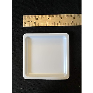 Square Weighing Boats, W-X90-WH-250, 90mm, White, Pack of 250