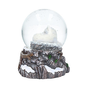 Nemesis Now Guardian of The North Snow Globe,Grey (LP) 14.5cm