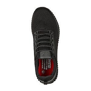 Skechers Men's Cessnock Food Service Shoe, Black, 10