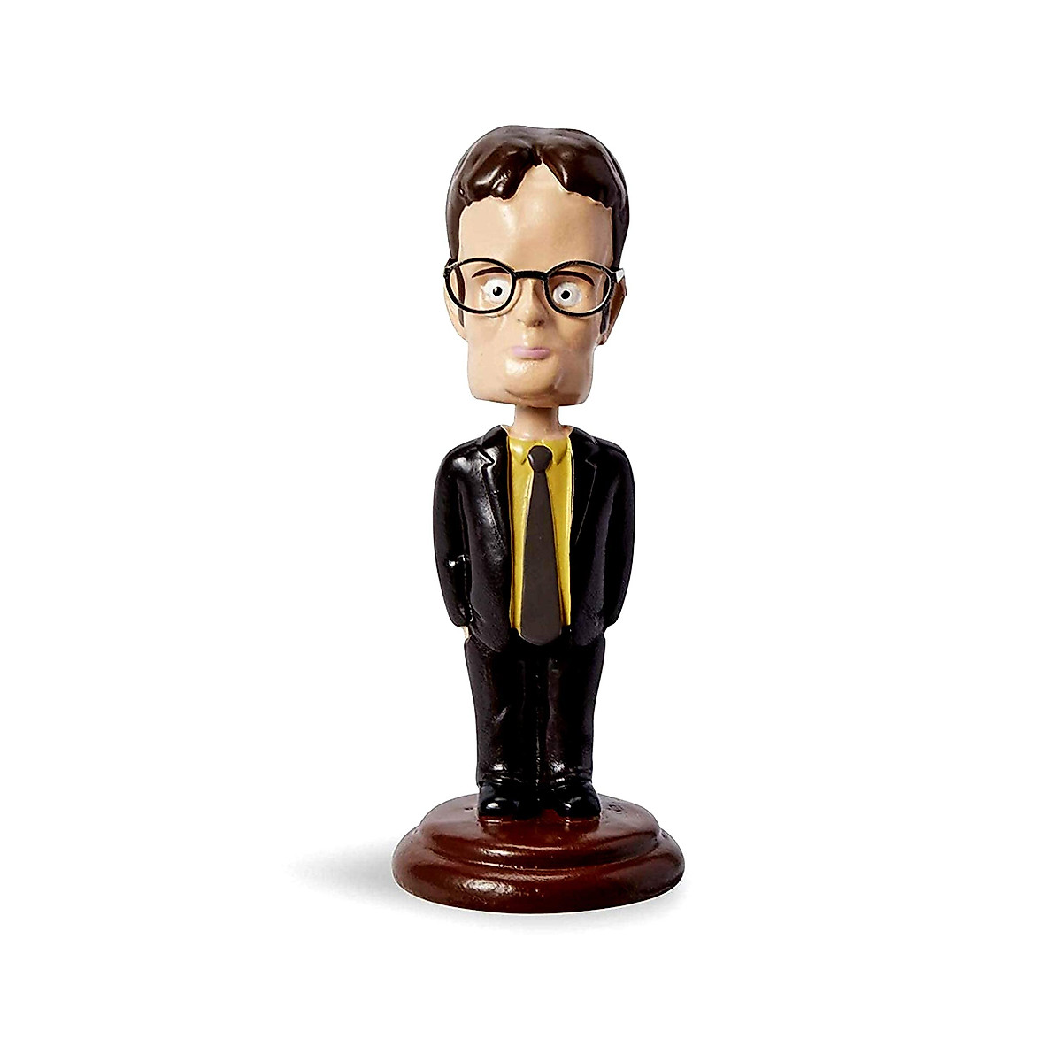 The Office: Dwight Schrute Bobblehead - Dunder Mifflin Bobble Head Figure - Funny Merch & Memorabilia - Novelty Car Dashboard Statue - TV Show Collectible Figures - Stunned Mind