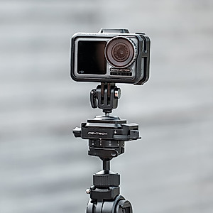 PGYTECH Action Camera Arca-Type Quick Release Plate for Gopro, Insta360, DJI Osmo Action/Pocket and Most Action Cameras