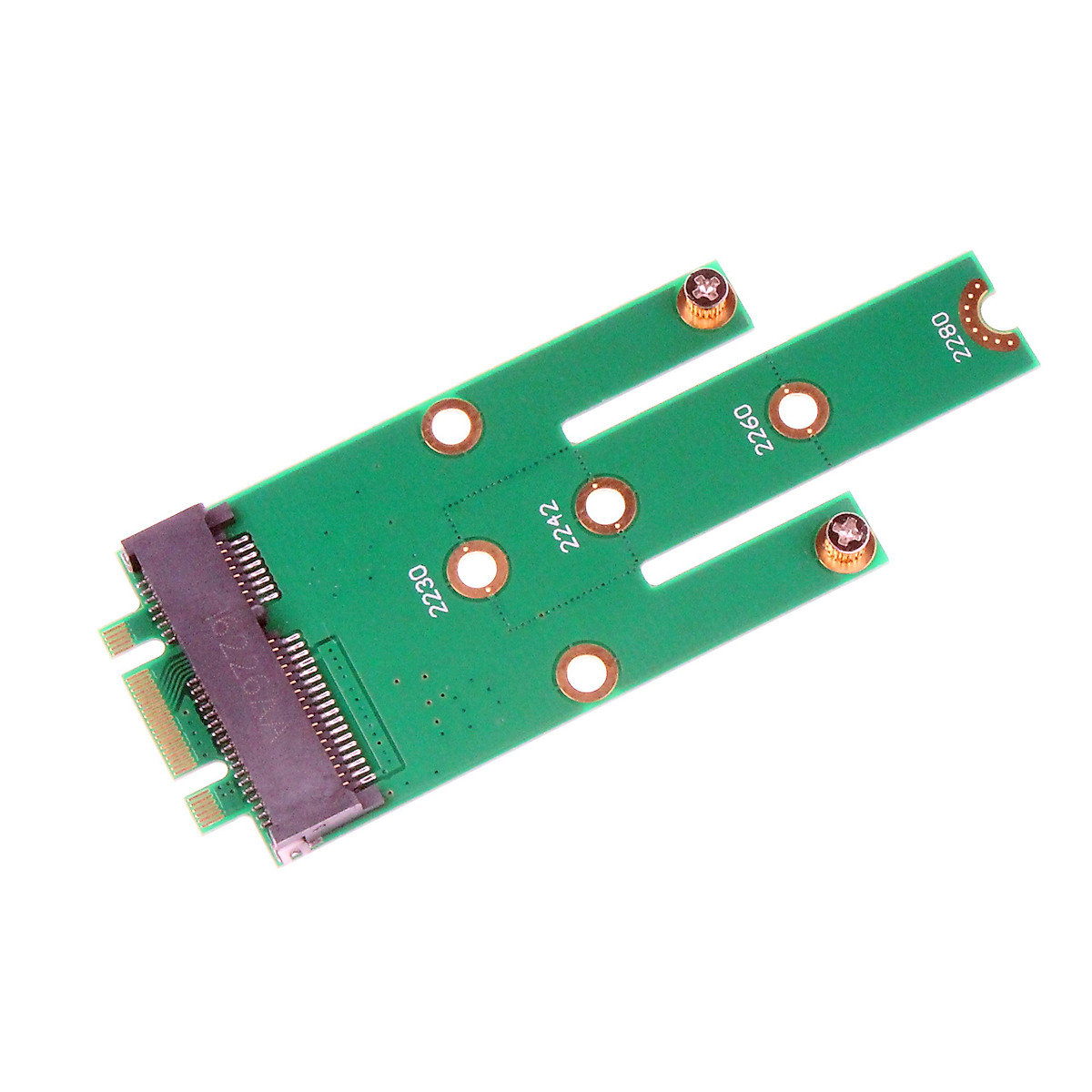 NOYITO M.2 NGFF B Key SATA SSD to mSATA SSD Connector Adapter Support 2230 2242 2260 2280 Type SSD