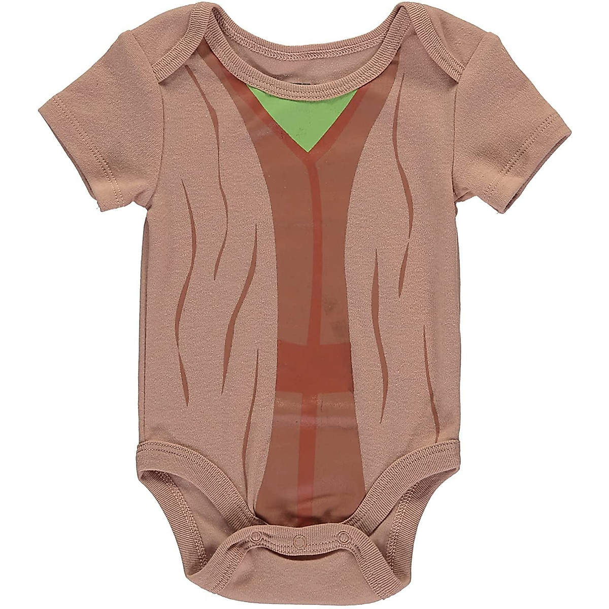 Star Wars Baby Boys' Short Sleeve Bodysuit Five Pack - Star Wars Baby Clothes One Piece Multipack Featuring Baby Yoda, Chewbacca, Boba Fett, R2-D2, and Darth Vader