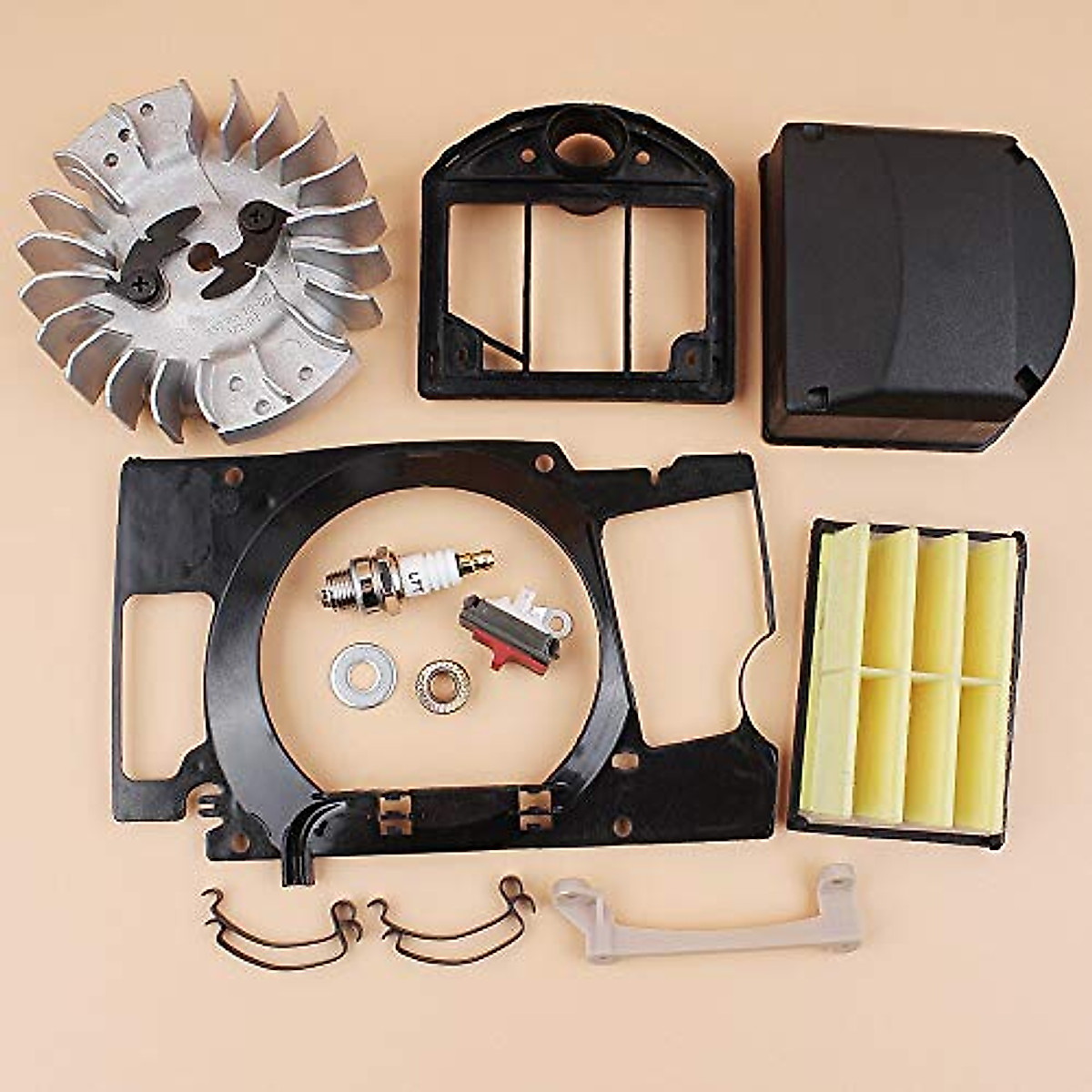 Laliva tools - Flywheel Conductor Air Filter Bracket Clip Kit Fit HUSQVARNA 268 272 XP 272XP Chainsaw Parts