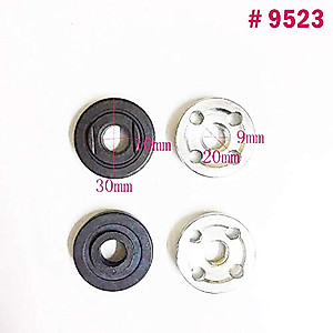 Angle Grinder Replacement Parts Repair Component Angle Grinder Fitting Part Inner Outer Flange for Makita 1 Pair 9523#