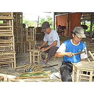 Bamboo54 Double Bamboo Wall Shelf