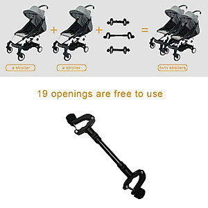 Pushchair Connectors - 3pcs Coupler Bush Portable Safety Pram Twins Stroller Connector Universal Linker