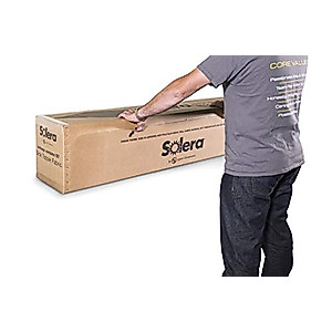 Solera Universal Slide-Topper Replacement Cut-to-Fit Fabric for 5th Wheel RVs, Travel Trailers, Motorhomes, 50' x 48" roll, Black - 432253