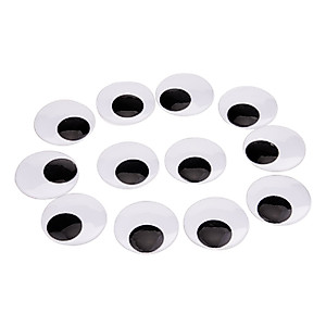 Sunmns 2 Inch Wiggle Eyes with Self Adhesive, 12 Pack