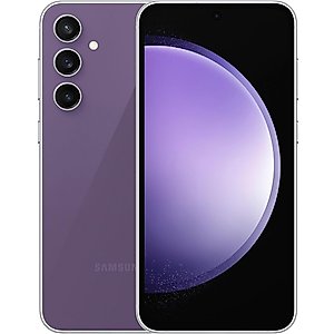SAMSUNG Galaxy S23 FE 5G S711B-DS Dual SIM 256GB 8GB RAM, GSM Factory Unlocked Mobile Cell Phone Global Model - Purple