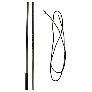 YakAttack VISICarbon Pro Mast Repair Kit, includes both carbon tubes and replacement shock cord