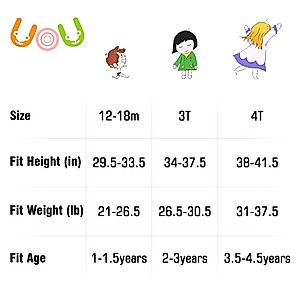 U0U Toddler Potty Training Pants 4 Pack,Cotton Training Underwear Size 2T,3T,4T,Waterproof Underwear for Kids Pink 3T