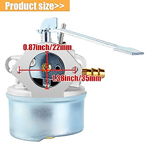 QAZAKY Carburetor Compatible with Toro Powerlite CCR1000 38170 38171 38172 38173 38175 38176 38177 38178 38182 38183 38190 38191 38195 38196 38400 38405 Craftsman Tecumseh Yardmachine Sears Snowblower
