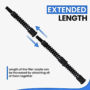 3-kit Universal Gas Can Spout Replacement No Spill, Gas Can Nozzle Spout, Gas Can Caps, Replacement Gas Can Spout, Gas Spout Replacement, Fuel Can Spout, Gas Can Nozzle Replacement, Gas Tank Nozzle