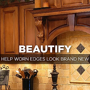 Weiman Wood Repair System Kit - 4 Filler Sticks 4 Touch Up Markers - Floor and Furniture Scratch Fix