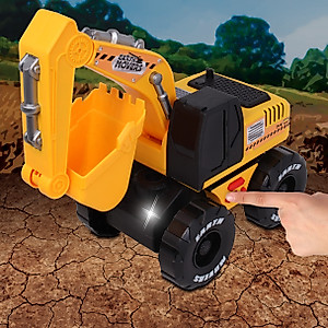 NKOK Earthmovers™ Friction Powered Lights & Sounds Excavator