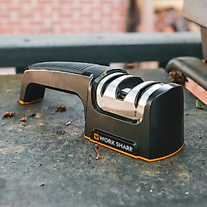 Work Sharp Pull Through Kitchen Knife Sharpener - Compact - Chef, Scissor, Paring, & Serrated Knives