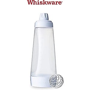 Whiskware Pancake Batter Dispenser and Mixer with BlenderBall Wire Whisk for Cupcakes, Muffins, Crepes, and more