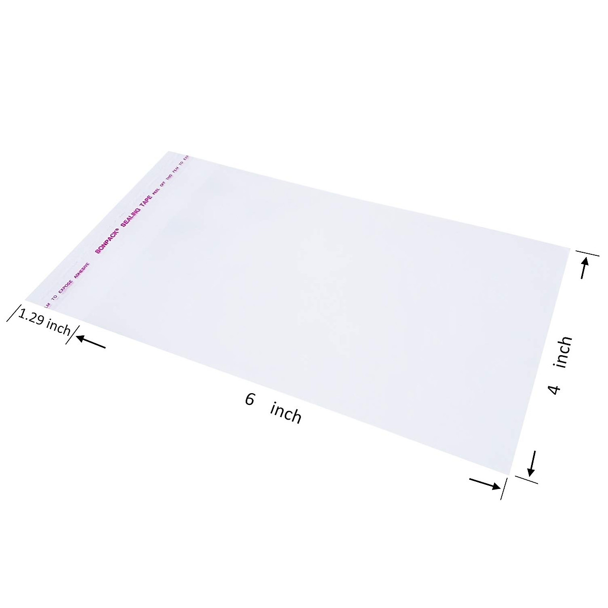 Wowfit 1000 CT 4x6 inches Clear Cello Cellophane Plastic Bags, Re-Sealable Self-Sealing Cello Bags Great for Cookies, Decorative Wrappers, Party Favors, Candy and More (4 x 6 inches)