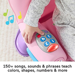 Fisher-Price CFD39 Smart Stages Pink Chair, Activity Chair Toy for 1 Year Old with Sounds, Music and Phrases