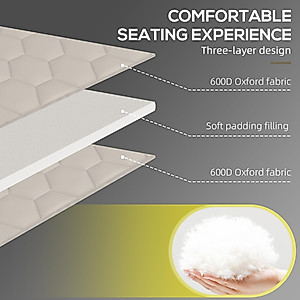 Outsunny Folding Chaise Lounge Set of 2 with 5-Level Reclining Back, Outdoor Lounge Tanning Chair with Padded Seat, Side Pocket & Headrest for Beach, Yard, Patio, Khaki