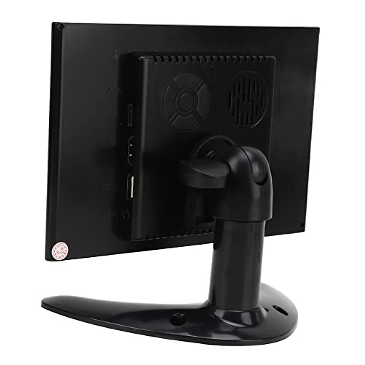 Capacitive Touchscreen Monitor, Computer Desktop Monitor Dual Speakers 7 Inch HD Multimedia Interface VGA AV DC Input for Laptop (US Plug)