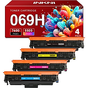 InkNI Compatible Toner Cartridge Replacement for TN660 TN-660 TN630 TN-630 High Yield to use with HL-L2300D HL-L2380DW DCP-L2540DW MFC-L2700DW MFC-L2740DW Printer Toner (Black, 4-Pack)