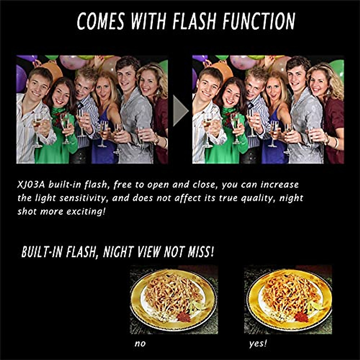 16MP Digital Camera Long Focus Camera HD 2.4 Inch LCD Screen Digital Zoom Anti-Shake Face Detection Digital Camera Small Camera for Teens Students Boys Girls Adults