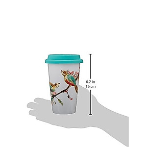 Lenox Chirp Thermal Travel Mug, 1 Count (Pack of 1), Multi