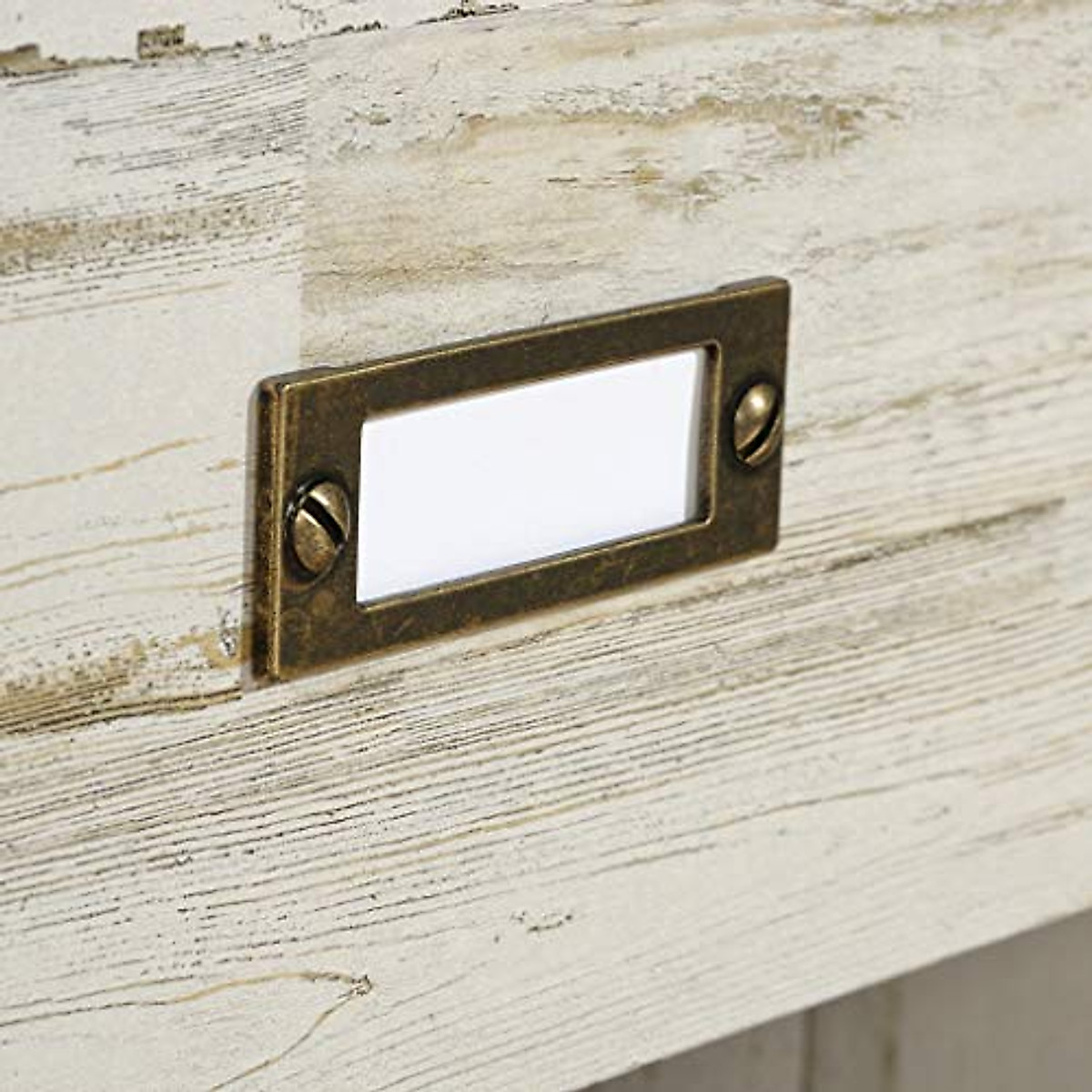 Sauder Barrister Lane Bookcase, White Plank Finish