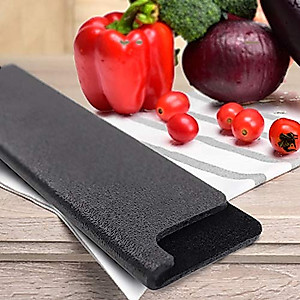 2-Piece Knife Edge Guards(8.5” and 10.5") with Plush are More Durable, BPA-Free, Gentle on Your Blades, and Long-Lasting. Chef Knife Covers Are Abrasion Resistant! 1